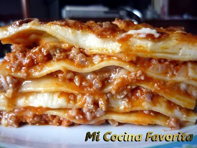 Lasaña ó pasticho - Receta Petitchef
