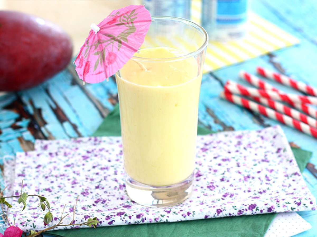 Receta express de lassi de mango