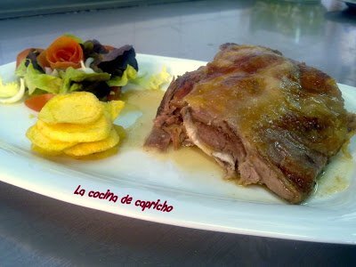 Lechazo asado castellano