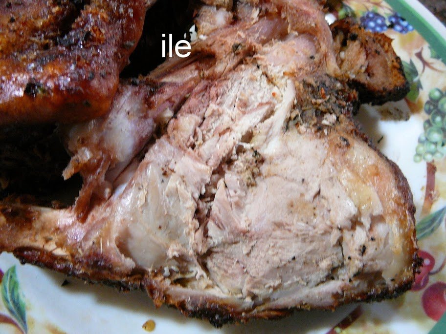 Lechon adobado a la parrilla - fin de año