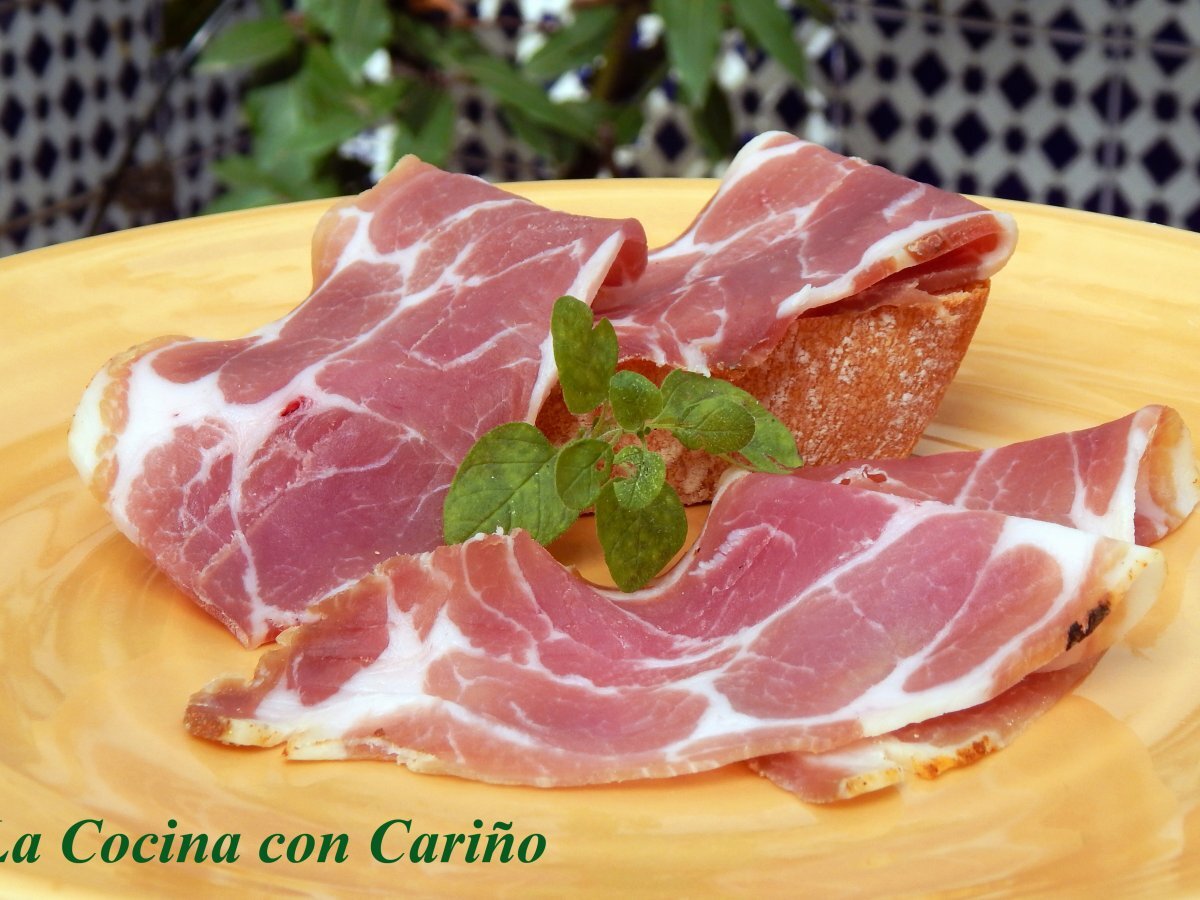 Receta de lomo curado casero para el aperitivo