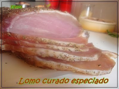Receta de lomo curado especiado