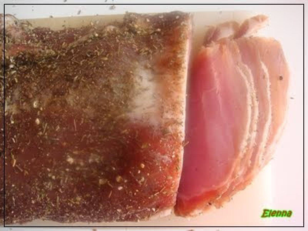 Receta de lomo curado especiado