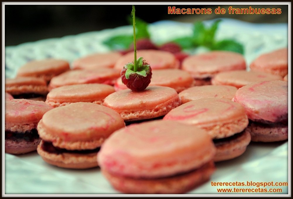 Receta de macarons de frambuesa fáciles y deliciosos