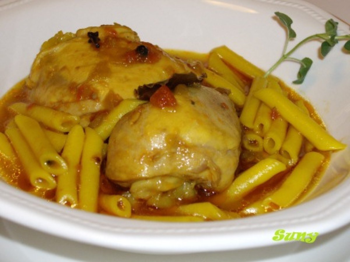 Macarrones con pollo (fc) - Receta Petitchef