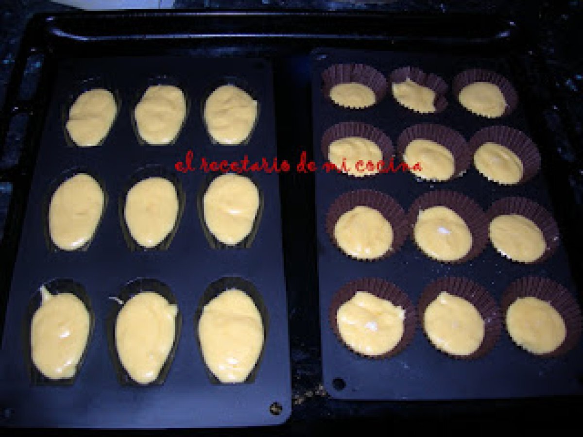 Magdalenas concha o madeleine de commercy - Receta Petitchef