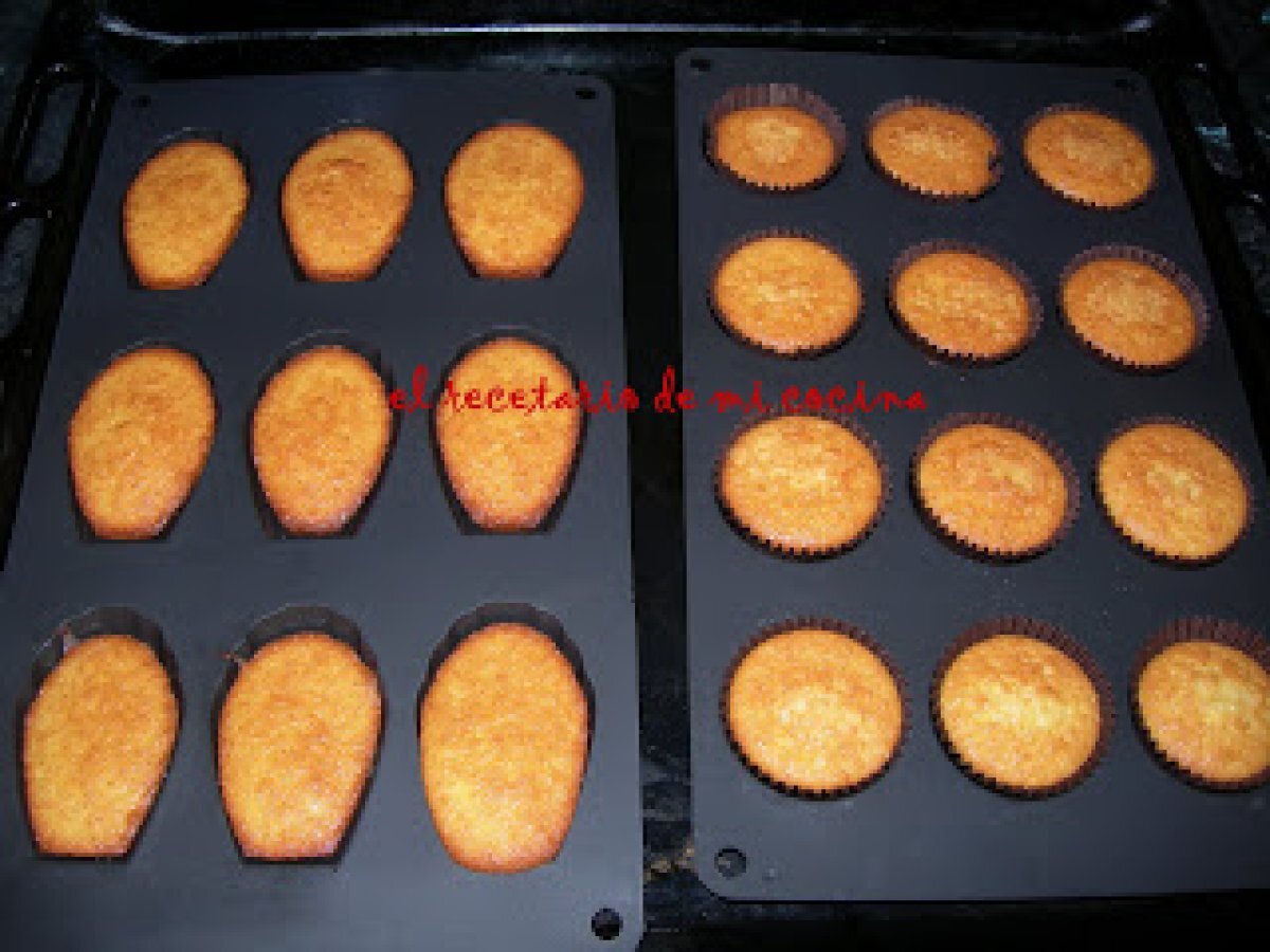 Magdalenas concha o madeleine de commercy - Receta Petitchef