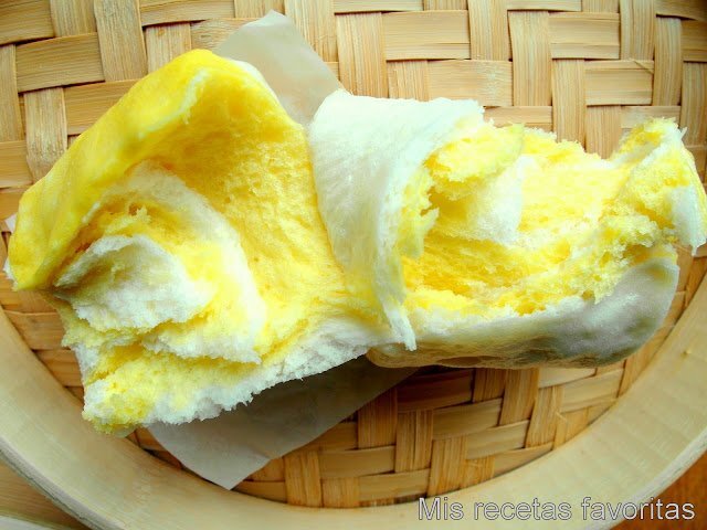 Receta de mantou, panecillos al vapor de calabaza