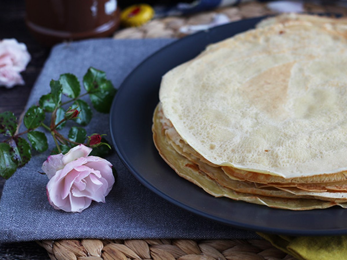 Masa de crepes con cerveza (sin lactosa) - Receta Petitchef