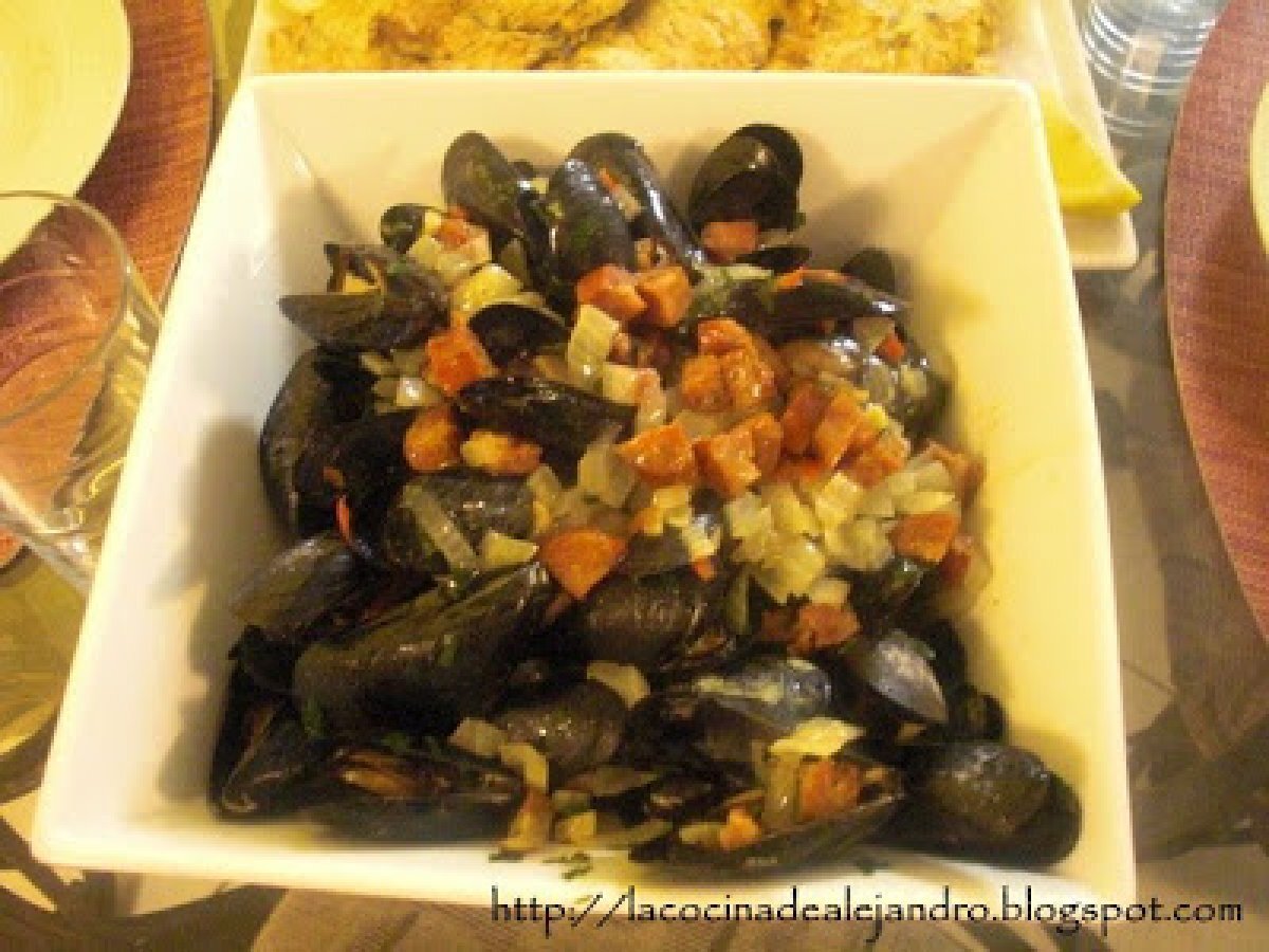 Mejillones...mussels saute - Receta Petitchef