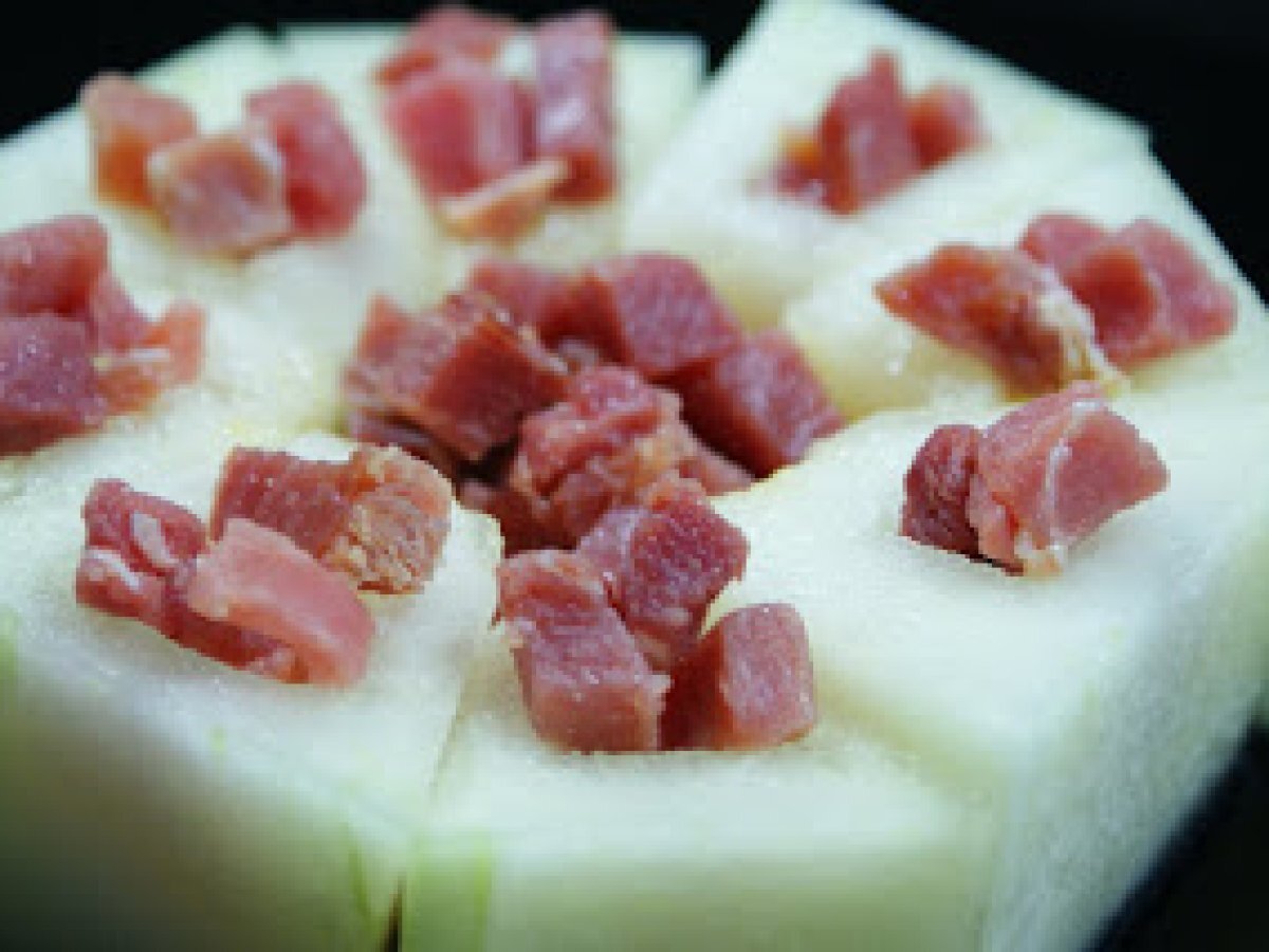 Receta de melón con jamón