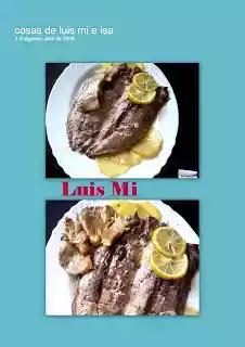 Receta de melva al horno con patatas y setas fáciles