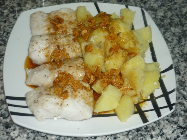 Merluza a la gallega - Receta Petitchef