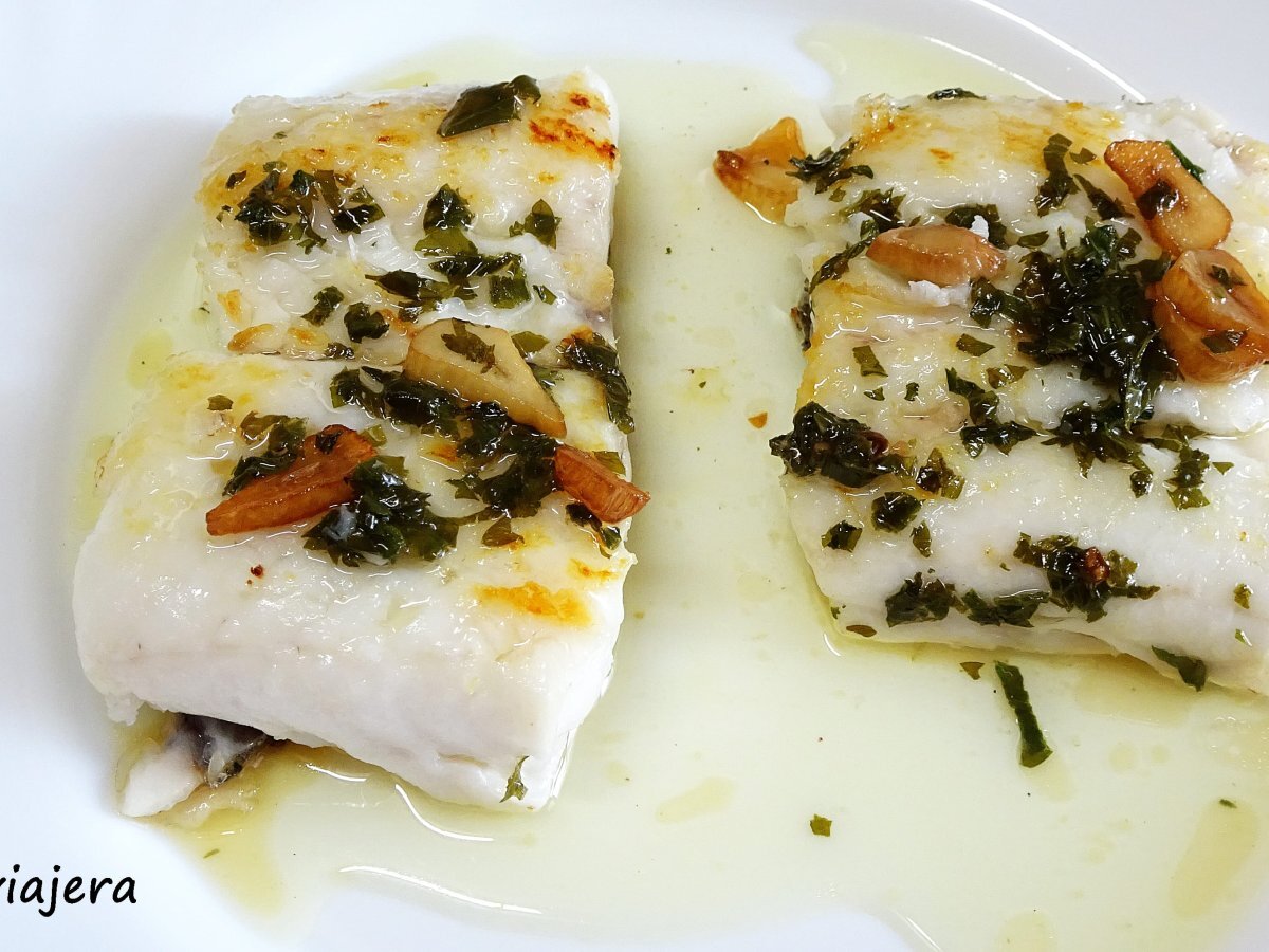 Receta de merluza a la plancha al orio
