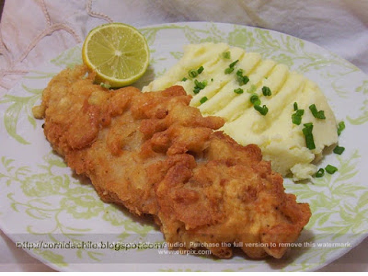 Receta de merluza frita chilena