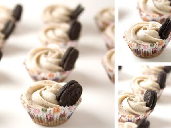Mini cupcakes de oreo - Receta Petitchef
