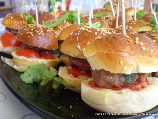 Receta de mini hamburguesas