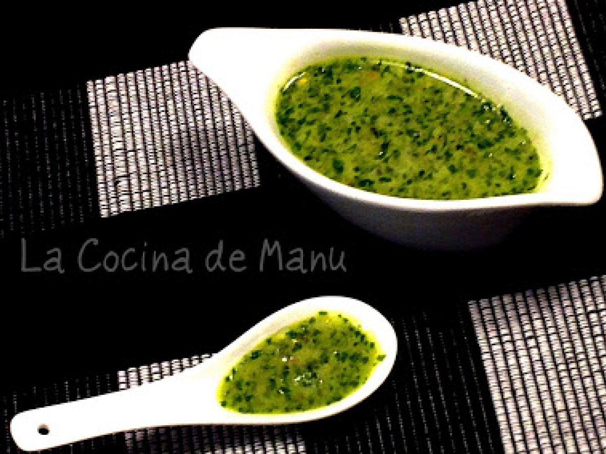 Receta de mojo de cilantro