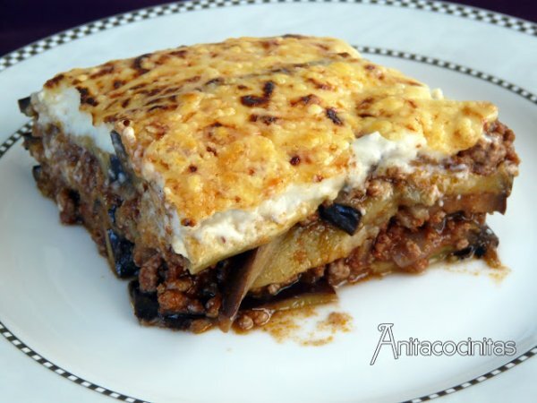 Receta de moussaka griega