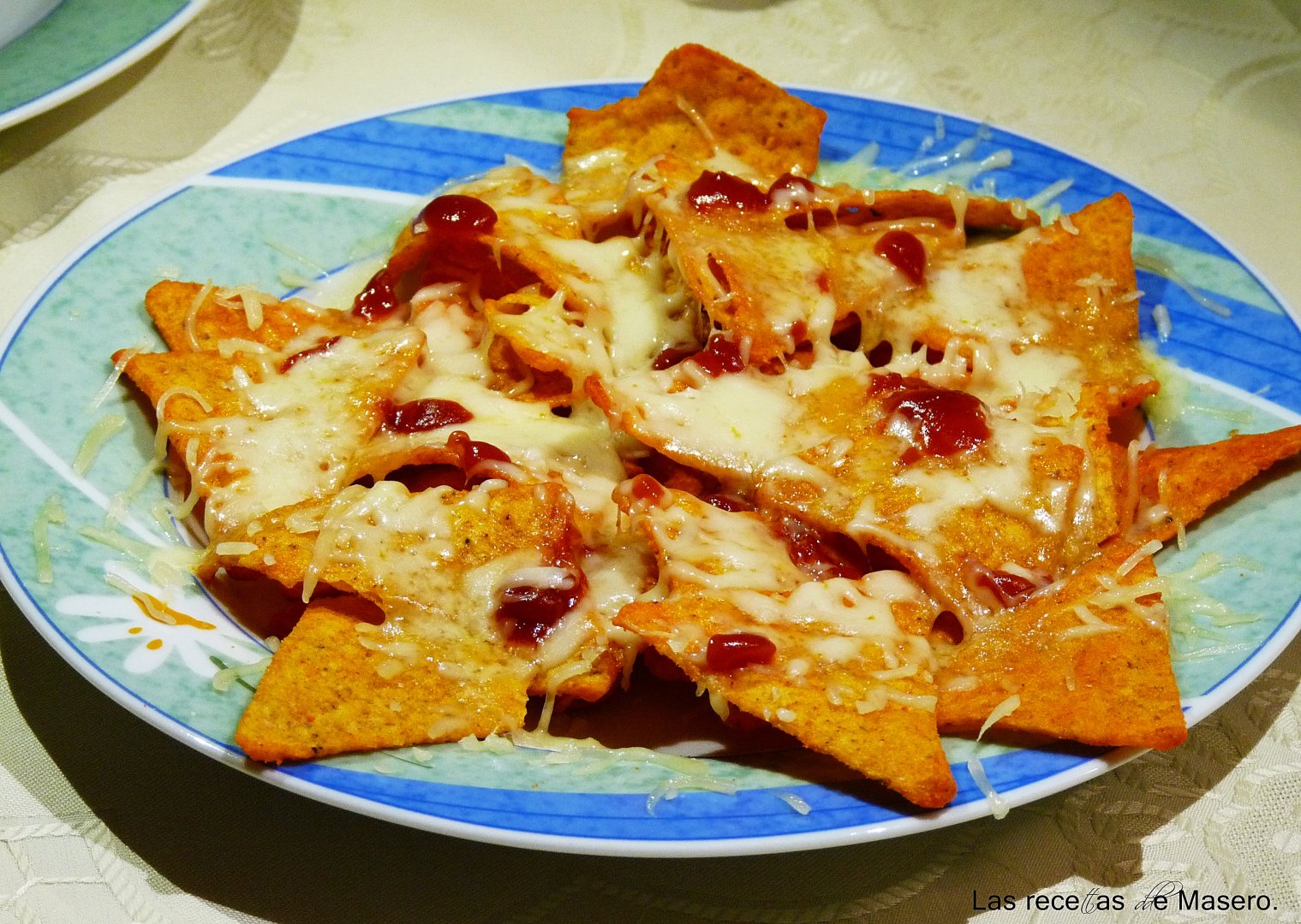 Receta de nachos con queso super express y fácil
