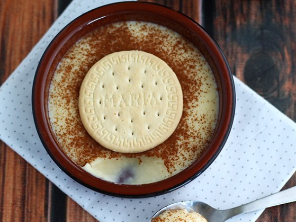 Receta de natillas caseras con canela y limón