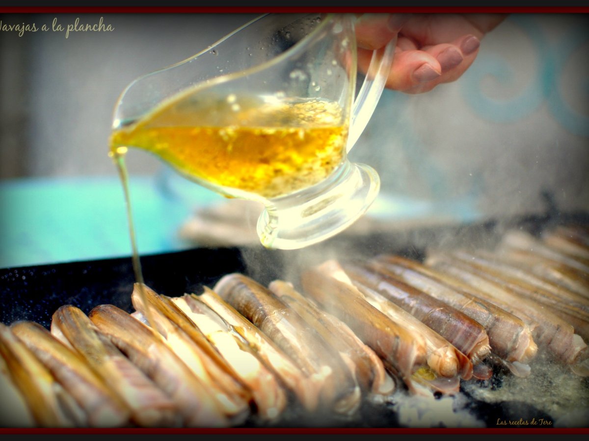 Navajas a la plancha - Receta Petitchef