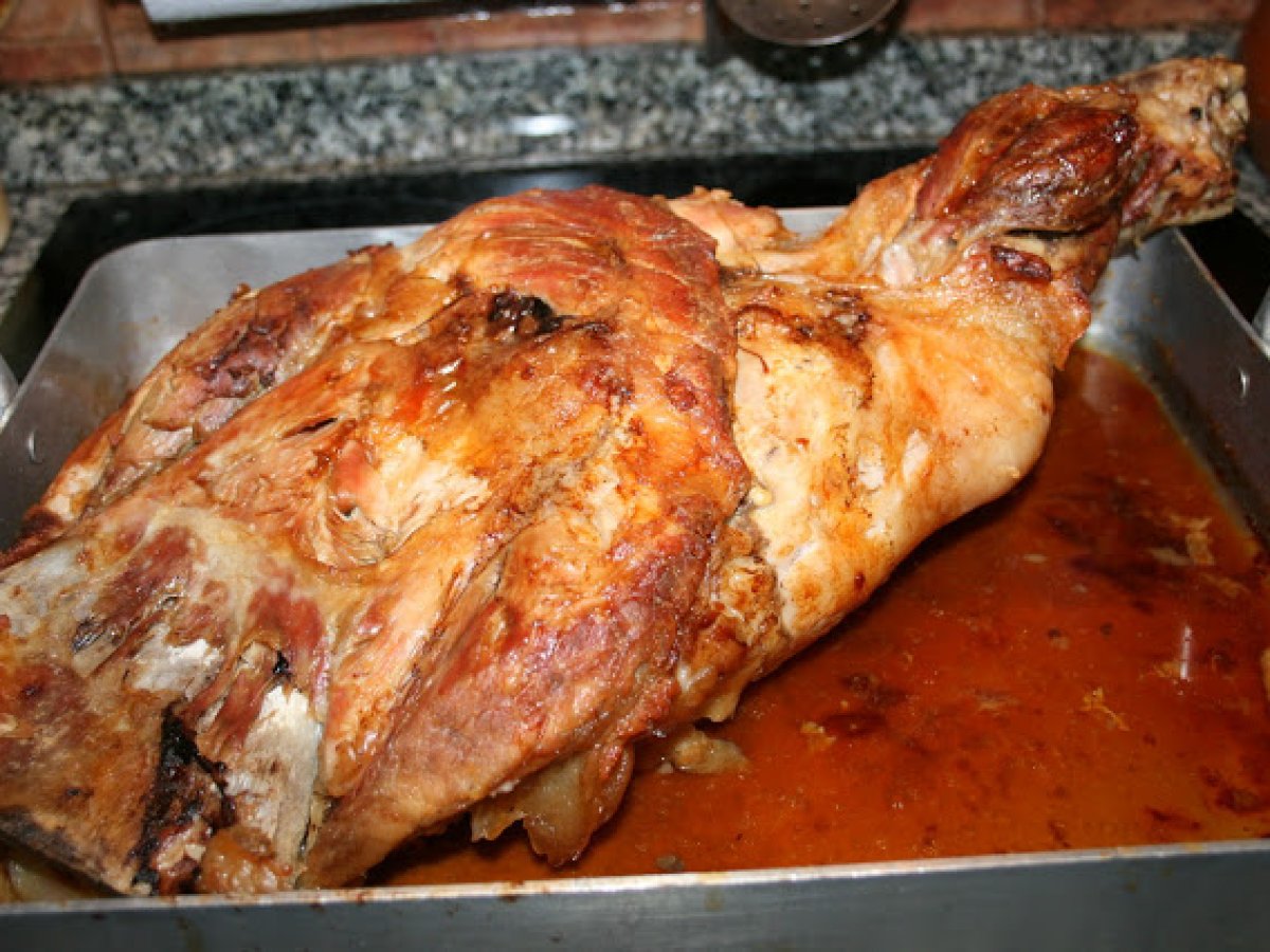 Receta de paleta de cerdo asada