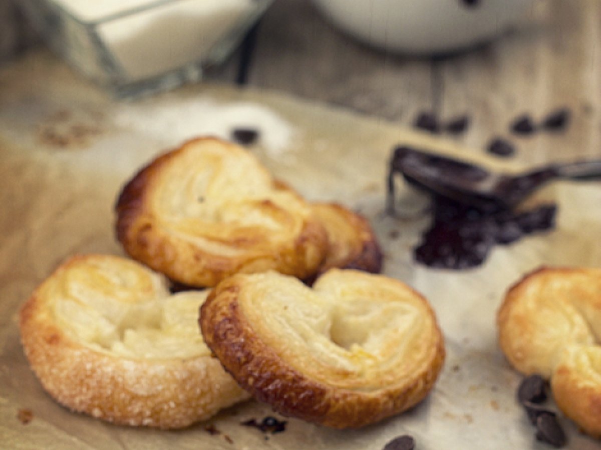 Receta de palmeras de chocolate y coco fáciles