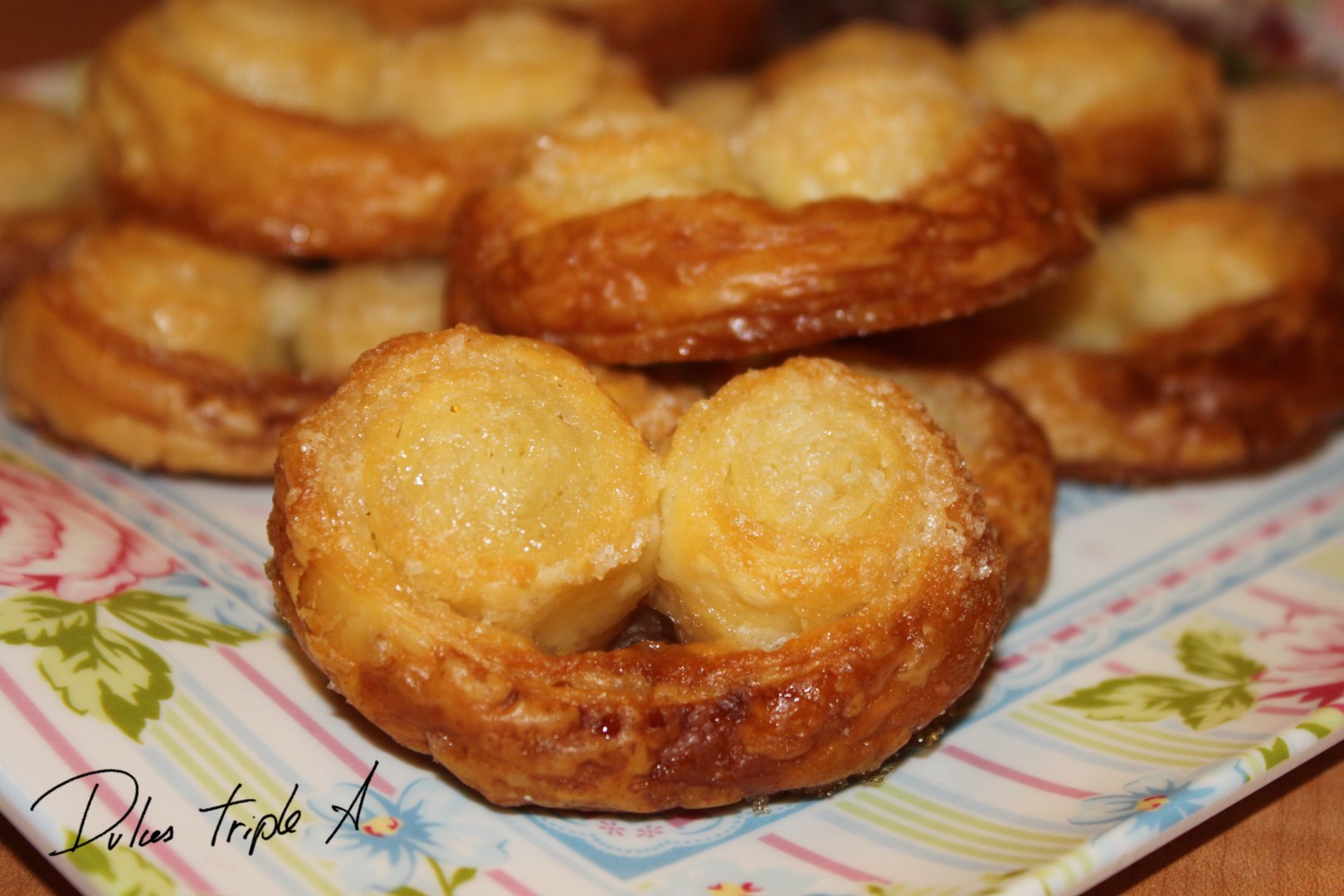 Receta de palmeritas caseras con azúcar fáciles