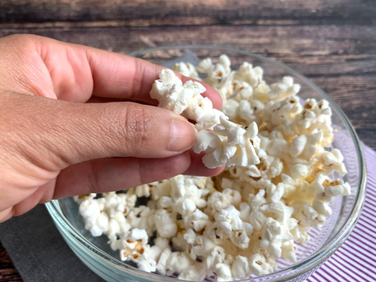 Receta: palomitas de maíz en microondas sin aceite