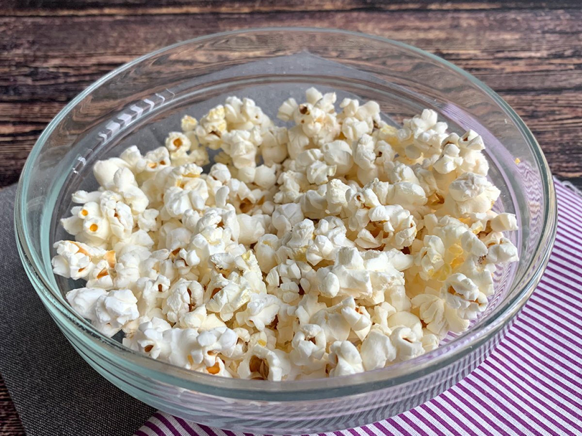 Receta: palomitas de maíz en microondas sin aceite