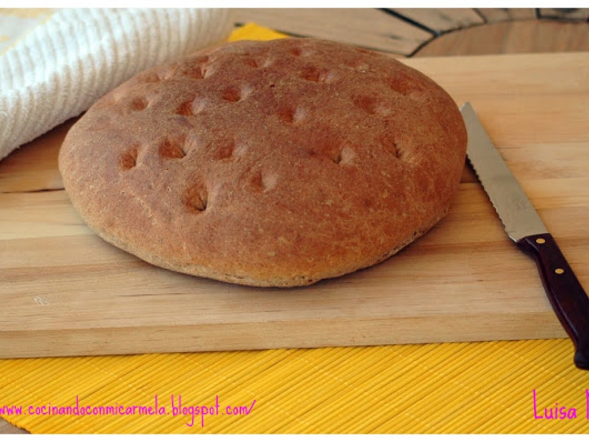 Receta de pan de escanda (espelta)