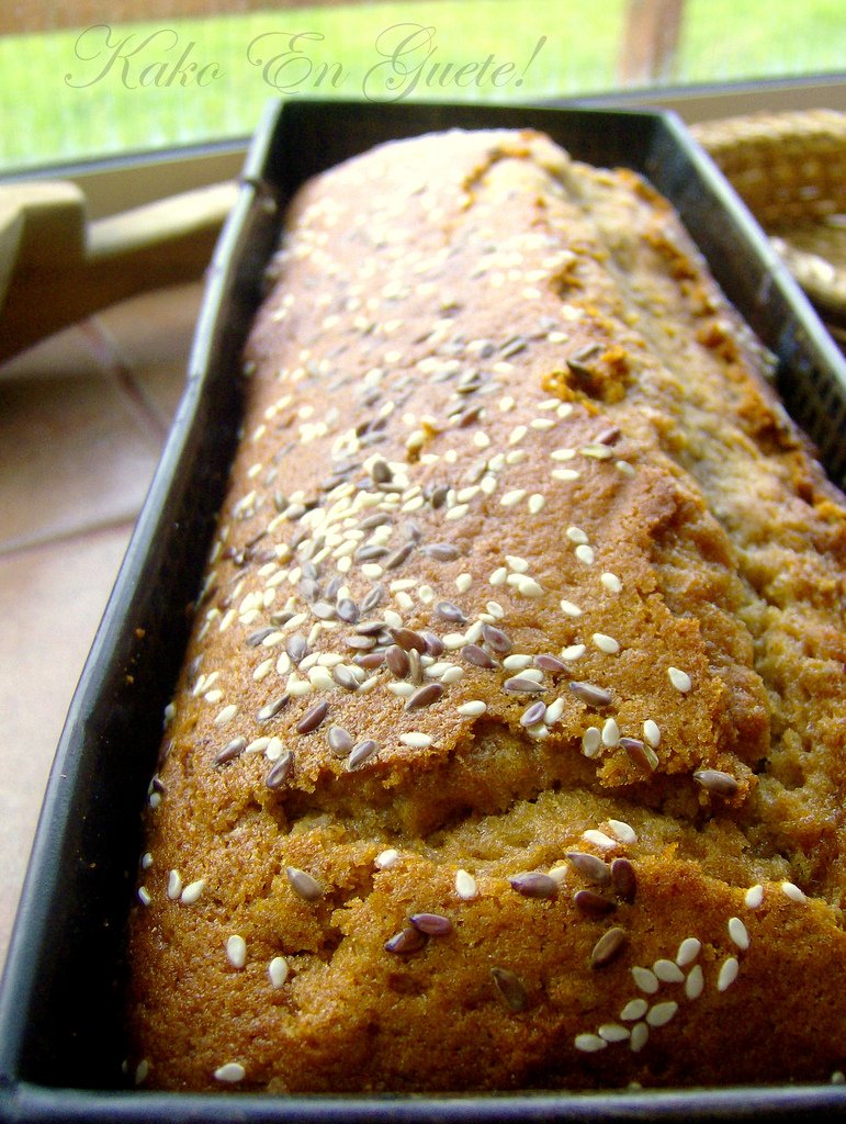Receta de pan de miel y semillas de sésamo