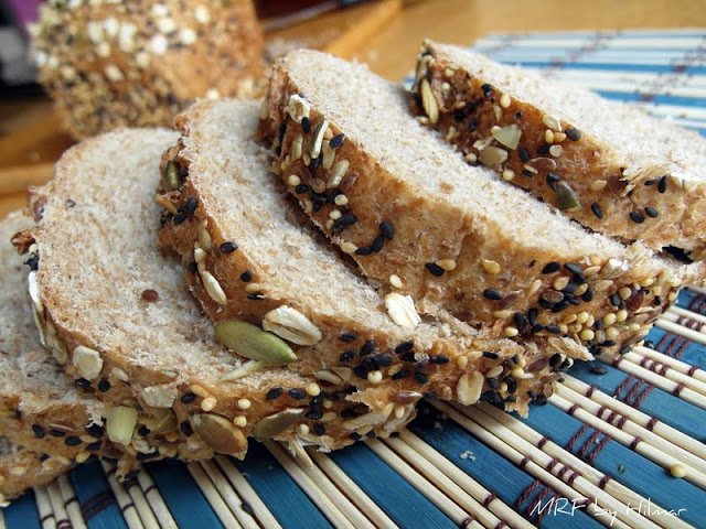 Receta de pan integral con miel y semillas