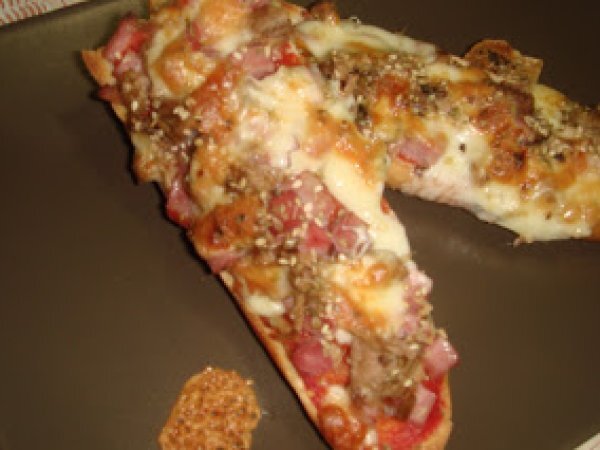 Receta de pan pizza