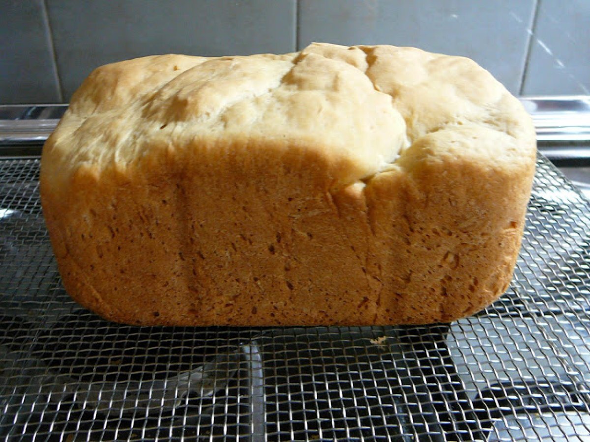 Receta de pan tipo francés en la panificadora