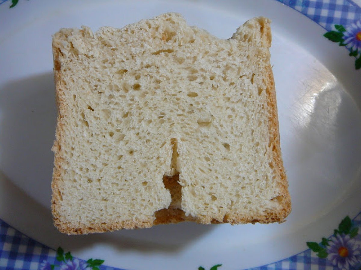 Receta de pan tipo francés en la panificadora