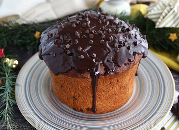 Receta de panettone de chocolate (chocottone)