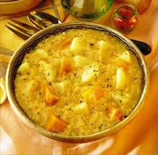 Papas con chuchoca - receta chilena