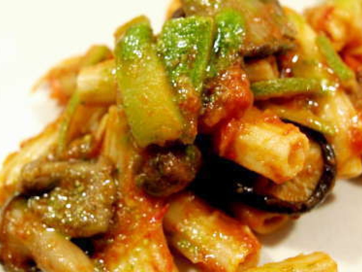 Pasta con verduras - Receta Petitchef
