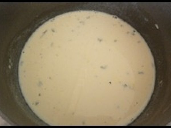 Receta de pasta en salsa de queso azul