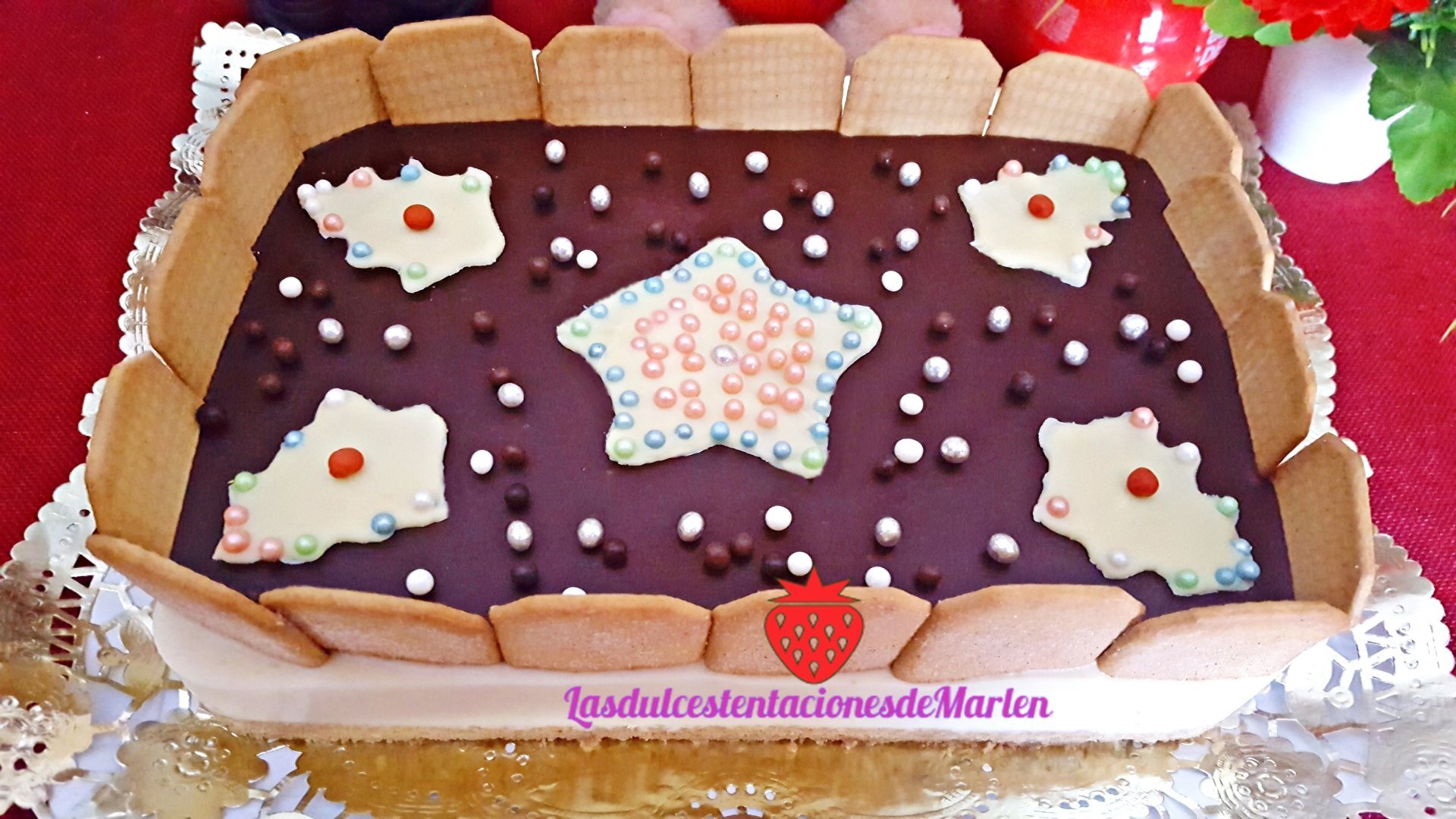 Receta de pastel capricho navideño