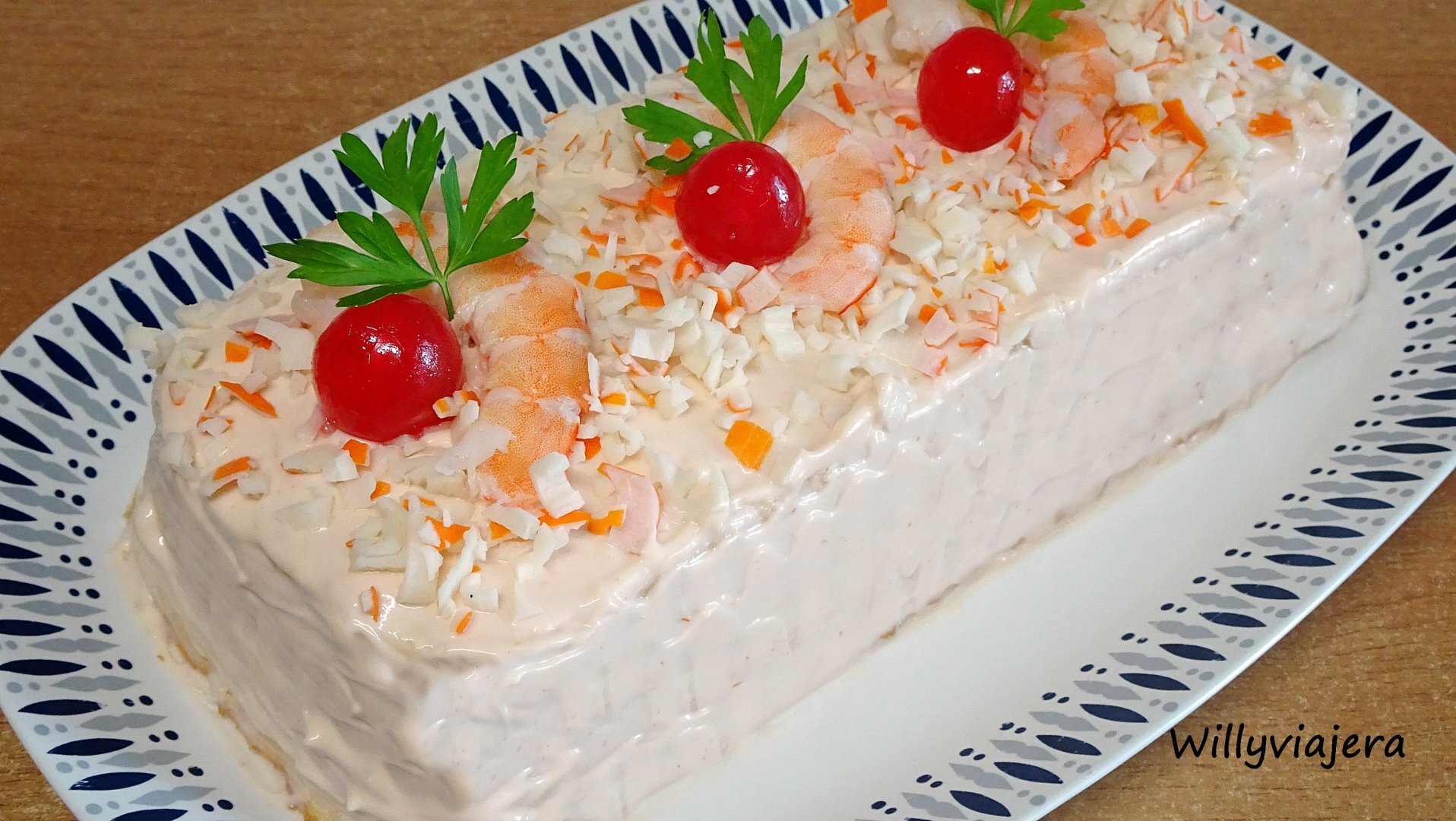 Receta de pastel de cabracho y bonito