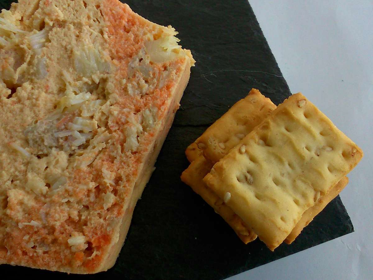 Receta de pastel de centollo de buey de mar
