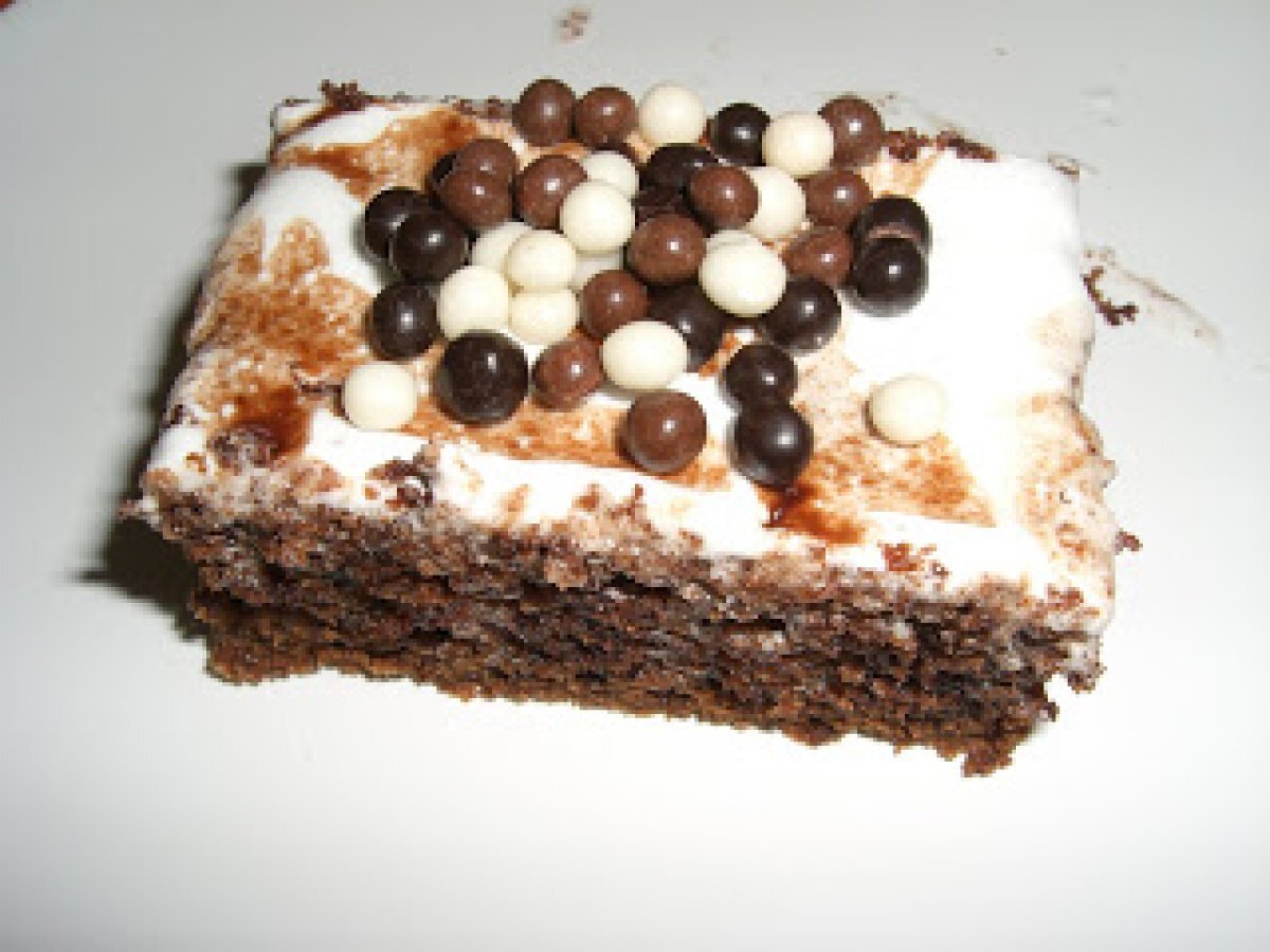 Pastel de chocolate con glaseado de limon - Receta Petitchef