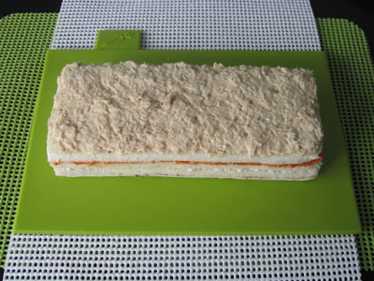 Pastel de sandwich - Receta Petitchef