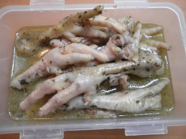 Receta de patitas de pollo en salsa coco gua gua