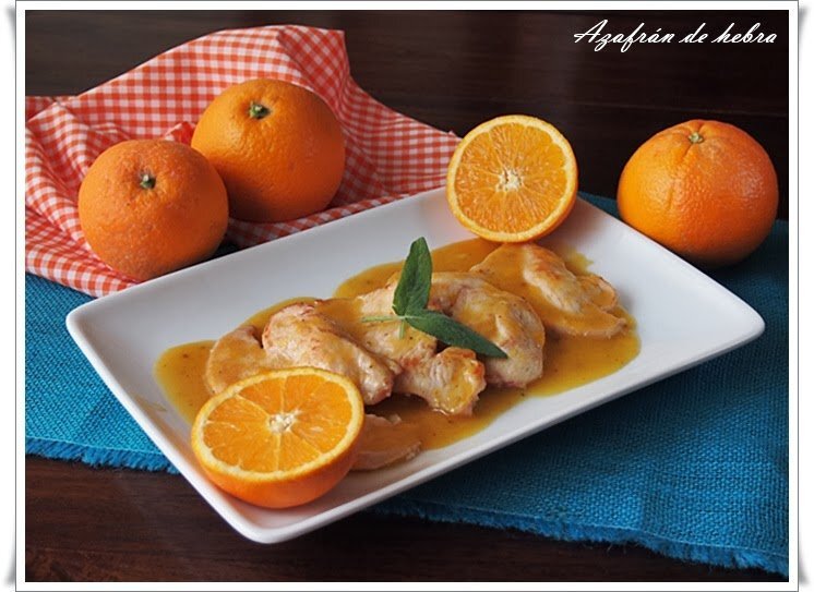 Pavo en salsa de naranja y salvia - Receta Petitchef