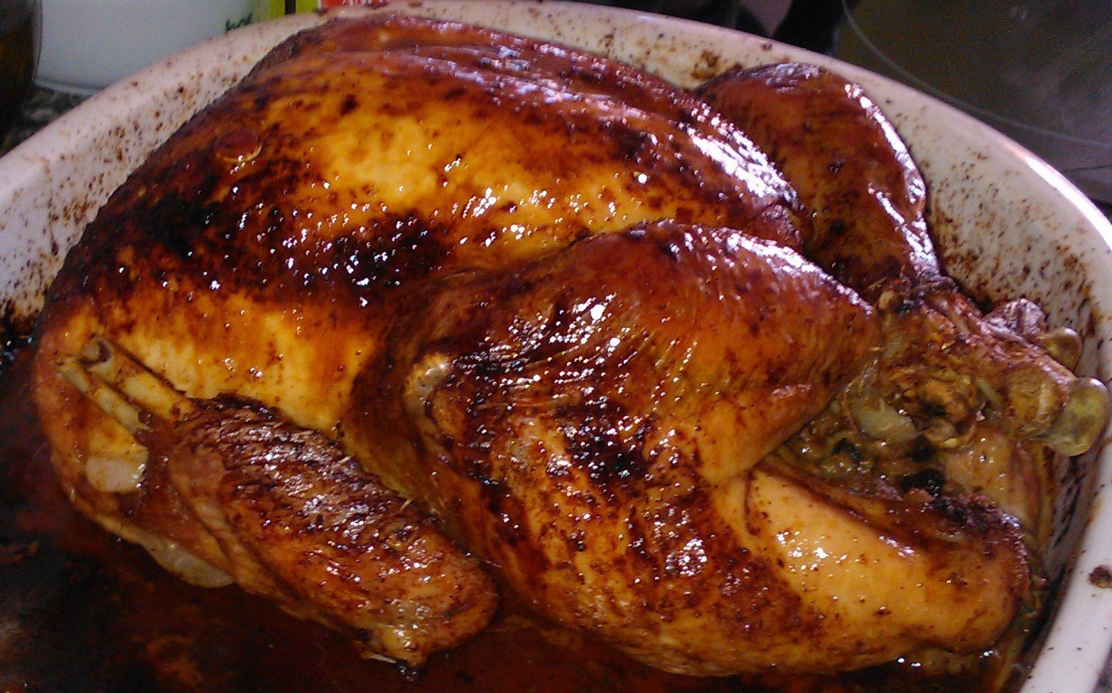 Receta de pavo relleno con salsa de manzana fácil