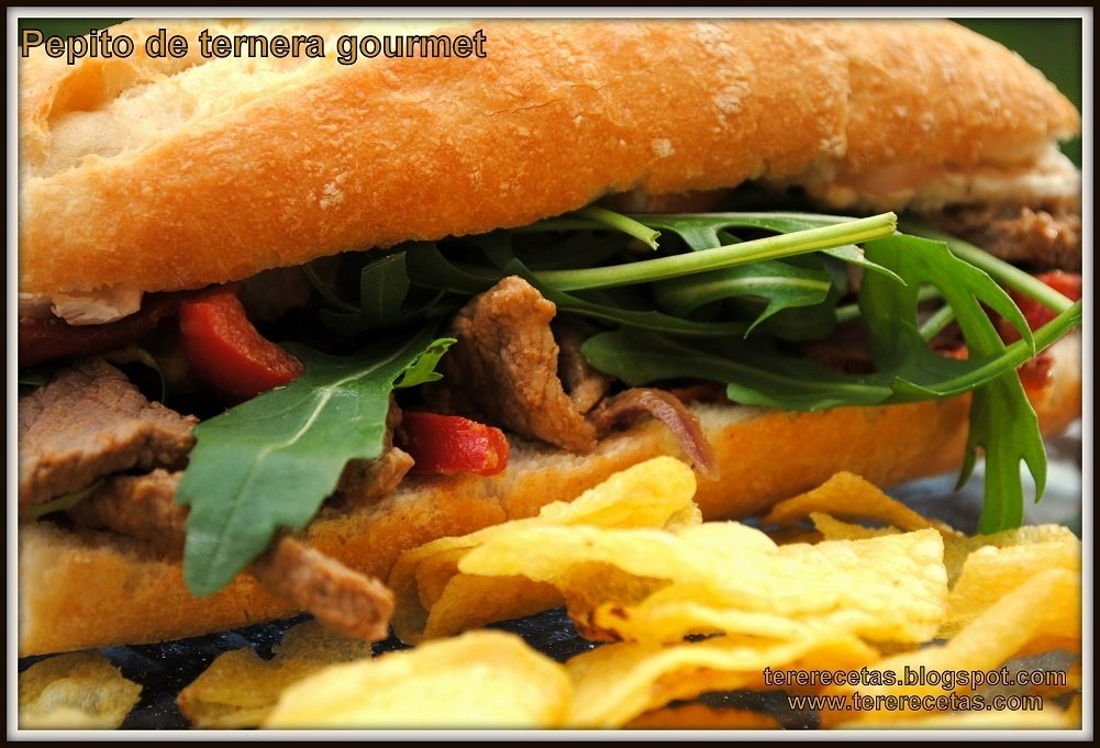 Receta de pepito de ternera gourmet fácil y deliciosa